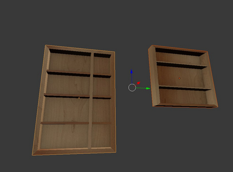 Second Life Marketplace - Mesh Shelves 2 set Full Perm 3