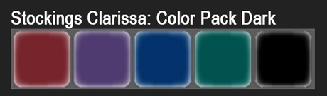 Second Life Marketplace - VANNIES Stockings Clarissa Dark (BOM ...