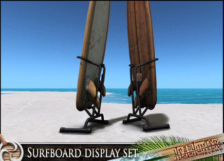 Second Life Marketplace - HeadHunter's Island - Surfboard display on ...