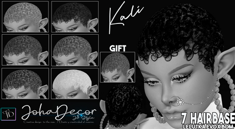 Second Life Marketplace - JD 7HairBase 1GIFT Leluka EvoxBom *KALI* BOX