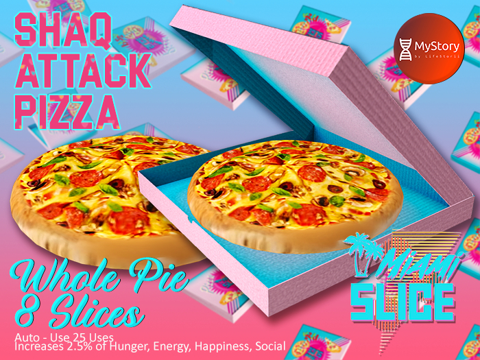 Second Life Marketplace - MyStory Shaq Attack Pizza