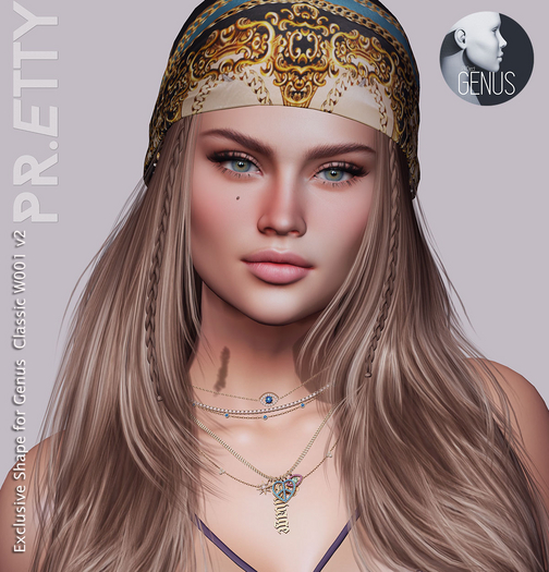 Second Life Marketplace - Angel Shape for Genus Classic Face W001 FATPACK