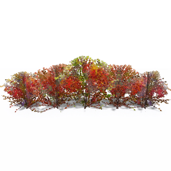 Second Life Marketplace - T-Spot Mesh - Short Line of Bushes - FP - LI=0.6