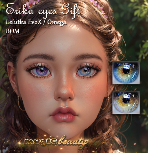 Second Life Marketplace - Gift [Magic Beauty] Erika eyes (Omega ...