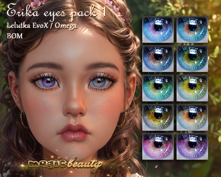 Second Life Marketplace - [Magic Beauty] Erika eyes pack 1(Omega ...