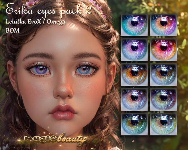 Second Life Marketplace - [Magic Beauty] Erika eyes pack 2(Omega ...