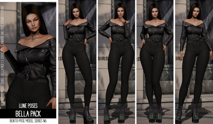 Second Life Marketplace - {{ LUNE }} BENTO POSE MODEL - BELLA PACK - N6