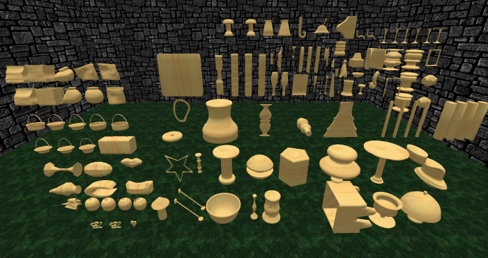 Second Life Marketplace - 111 pre made sculpt shapes F/P
