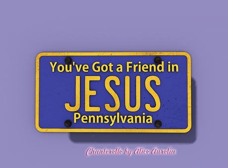 Second Life Marketplace - 7 - You've Got A Friend In Jesus License Plate