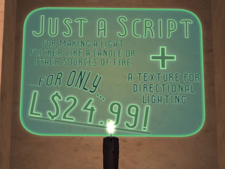 Second Life Marketplace - Candlelight Lantern Flickerscript + Blank ...