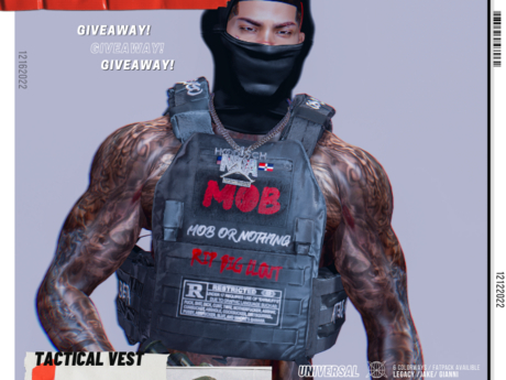Second Life Marketplace - RAW - Tactical Vest FATPACK