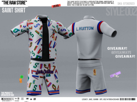 Second Life Marketplace - RAW - Saint Shirt Fatpack