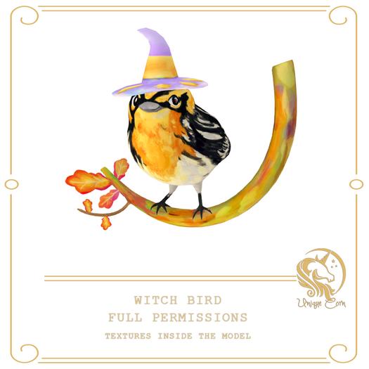 Second Life Marketplace - Full Perm Witch Bird