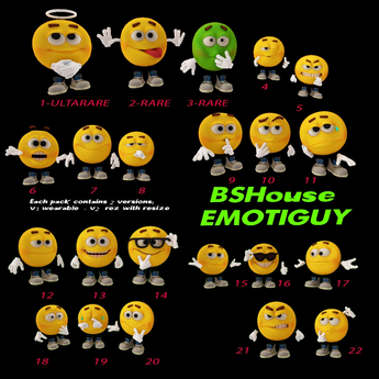 Second Life Marketplace - 14-BSHouse EMOTIGUY