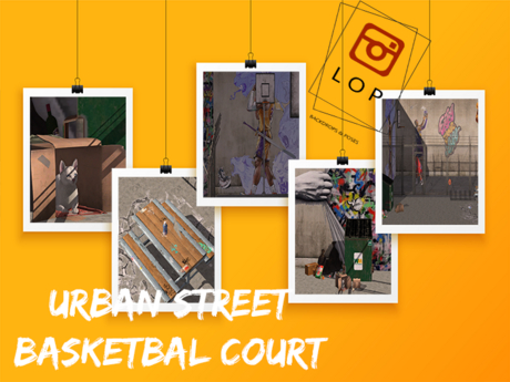 Second Life Marketplace - LOP URBAN STREET BASKETBALL COURT BACKDROP
