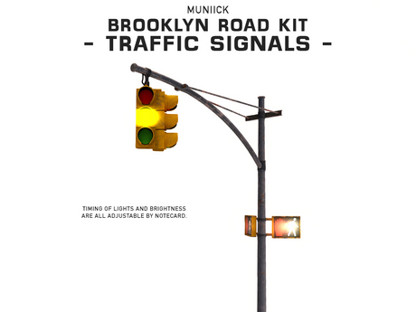 Second Life Marketplace - Muniick - Brooklyn Traffic Signal Set