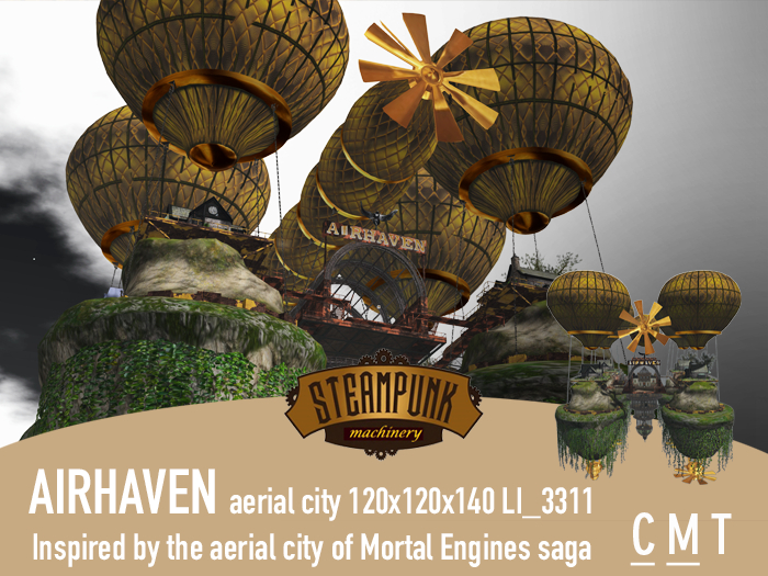Second Life Marketplace - Steampunk Machinery - Airhaven