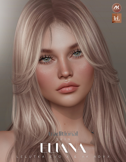 Second Life Marketplace - TF - Eliana Skin (LELUTKA EVOX) Icy