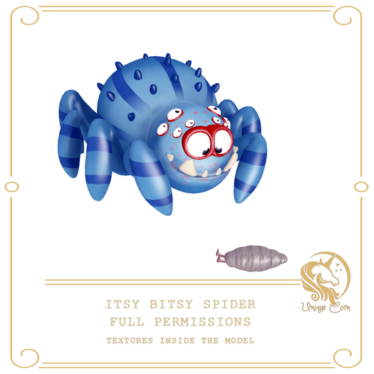 Second Life Marketplace - Full Perm Itsy Bitsy Spider