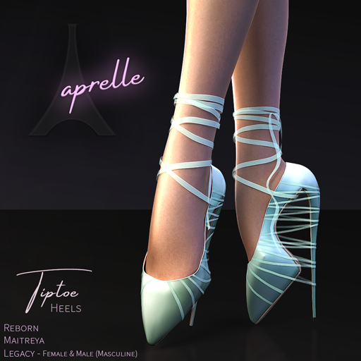 Second Life Marketplace - aprelle tiptoe heels mint