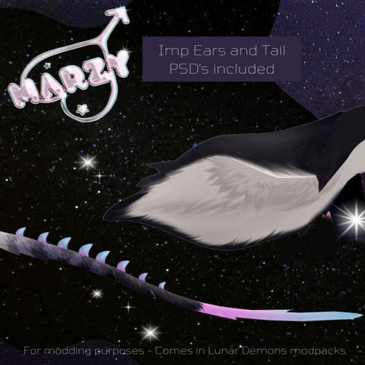 Second Life Marketplace - ~M~Imps Ear/Tail set - Unpacker