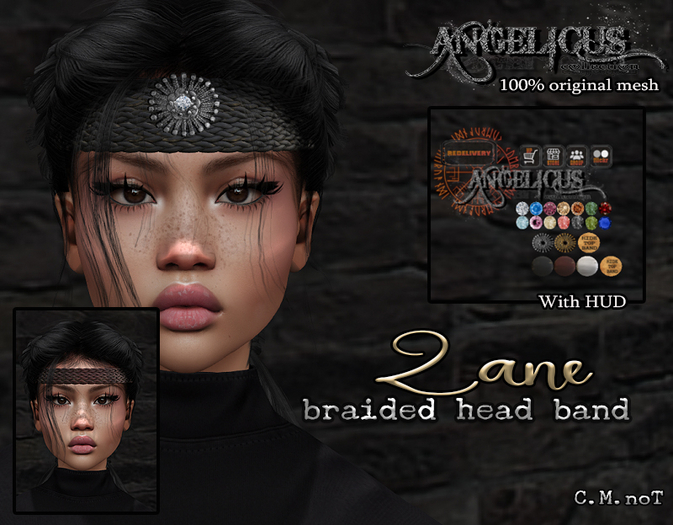 Second Life Marketplace - : ANGELICUS: Braided head band -Zane-