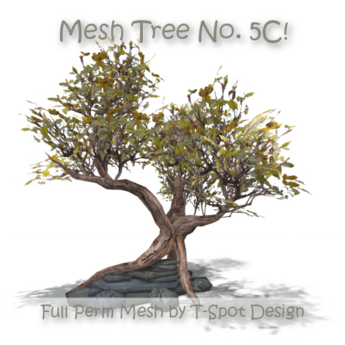 Second Life Marketplace - T-Spot Mesh Tree No. 5C - Full Perm - LI=3.7