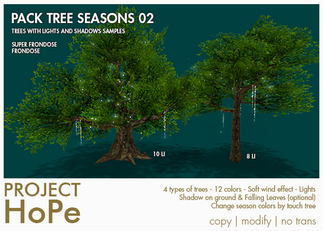 Second Life Marketplace - HoPe Tree Seasons - Pack 02