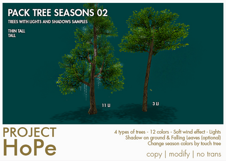 Second Life Marketplace - HoPe Tree Seasons - Pack 02