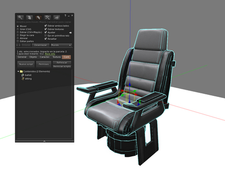 Second Life Marketplace - [SFX] Captain Chair NX Class