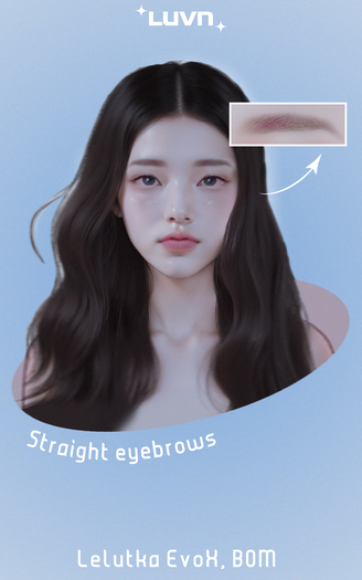 Second Life Marketplace - LUVN - Straight Eyebrows