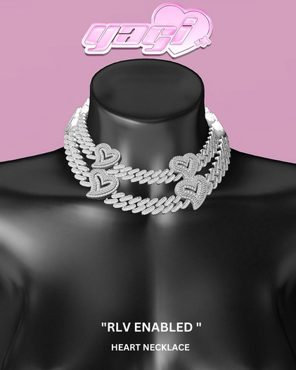 Second Life Marketplace - [YAGI] DIAMOND HEART CHAIN FATPACK