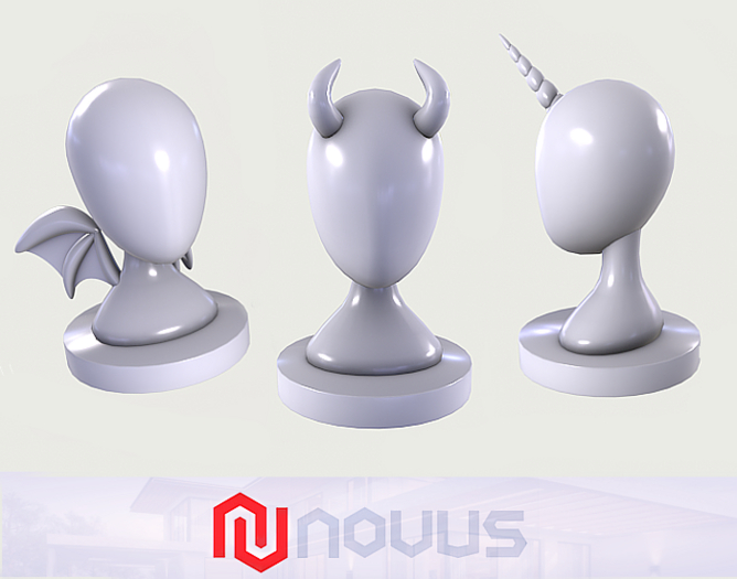 Second Life Marketplace - Display Head Mannequin - Collection {Mesh}