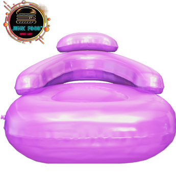 Second Life Marketplace - Junk Food - 90's Inflatable Chair (Purple)