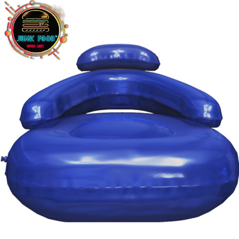 Second Life Marketplace - Junk Food - 90's Inflatable Chair (Blue)