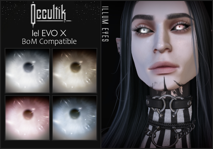 Second Life Marketplace - [Occultik] Illum Eyes - EvoX, BoM