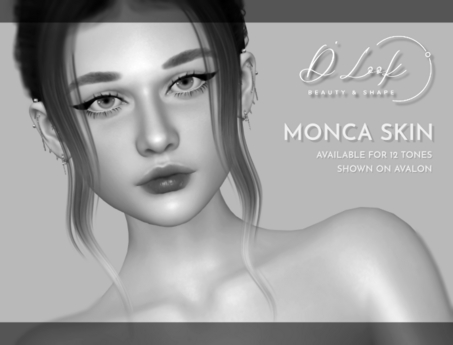 Second Life Marketplace - D'Look - Monca Skin DEMO