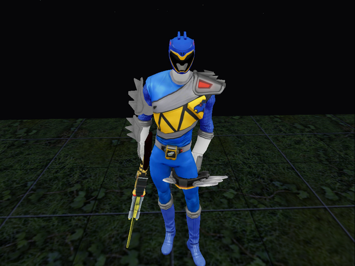 Second Life Marketplace - power rangers dino charge blue ranger avatar