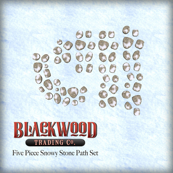 Second Life Marketplace - [Blackwood] Snowy Stone Path Set