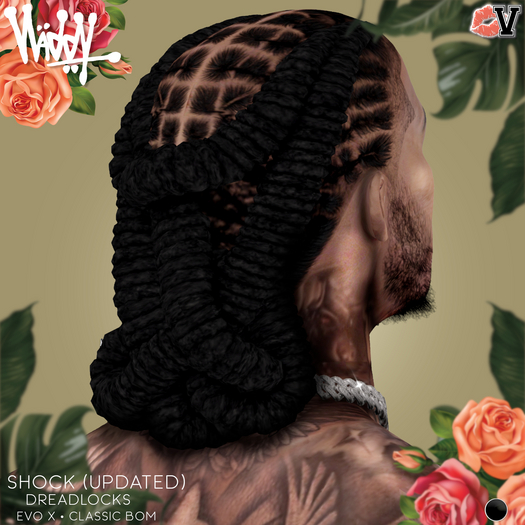 Second Life Marketplace - Vladdy // "Shock" Dreadlocks Remaster