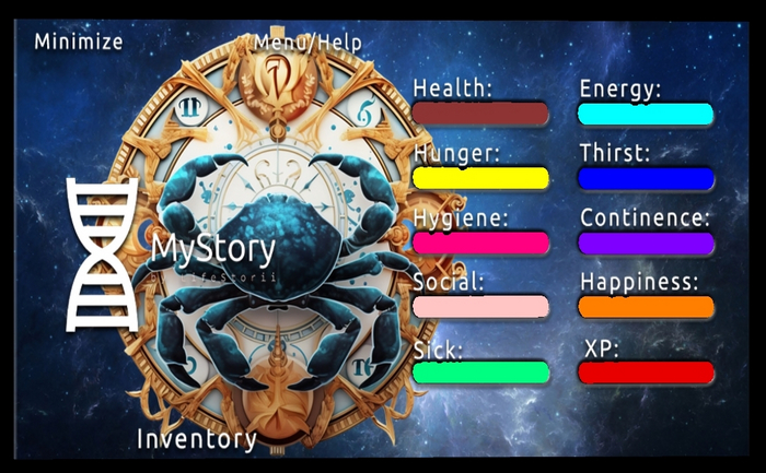 Second Life Marketplace - MyStory HUD skin - Cancer