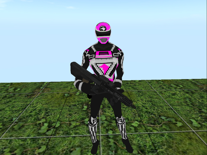 Second Life Marketplace - power rangers SPD A SQUAD pink