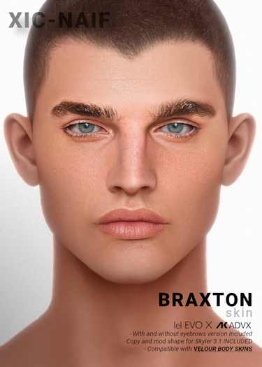 Second Life Marketplace - PEACH - xic-naif - Braxton skin VELOUR TONES ...