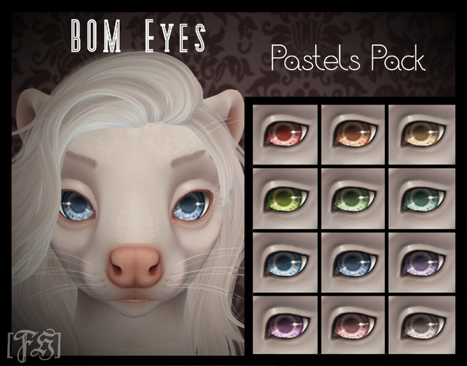 Second Life Marketplace - [FH] BOM Eyes - Pastels Pack