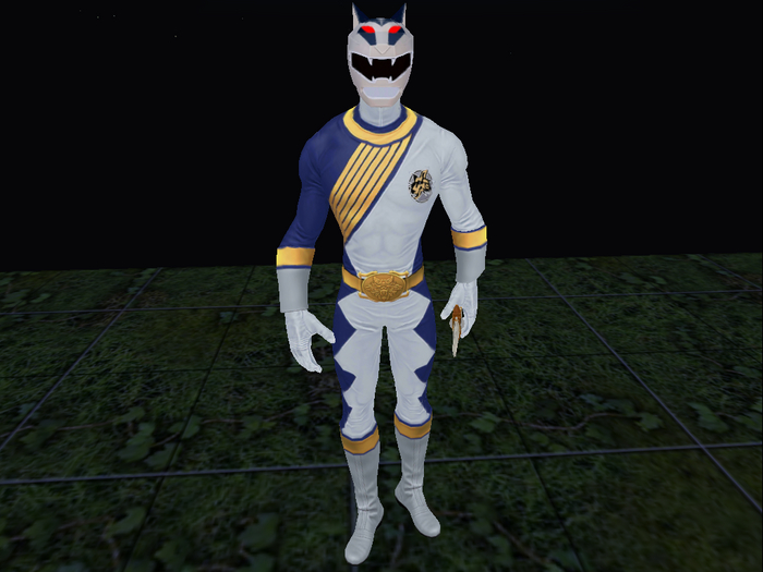 Second Life Marketplace - power rangers wild force silver ranger