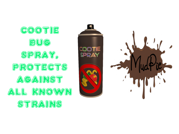 Second Life Marketplace - .:MudPie:. Cootie Spray ( boxed)