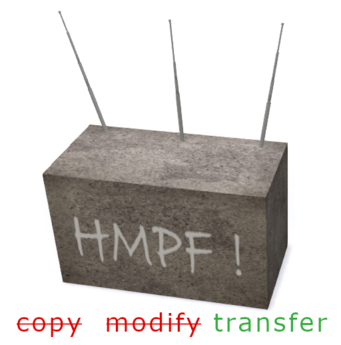 Second Life Marketplace - hmpf! concrete block with 3 antennas