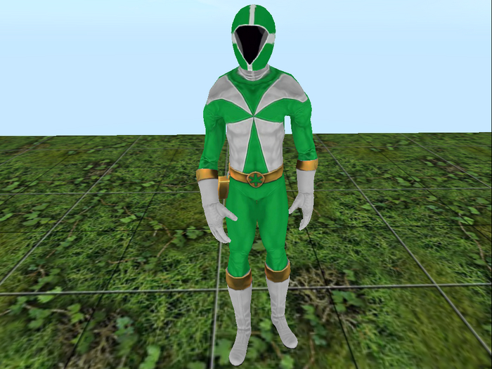 Second Life Marketplace - power rangers lightspeed rescue green ranger ...