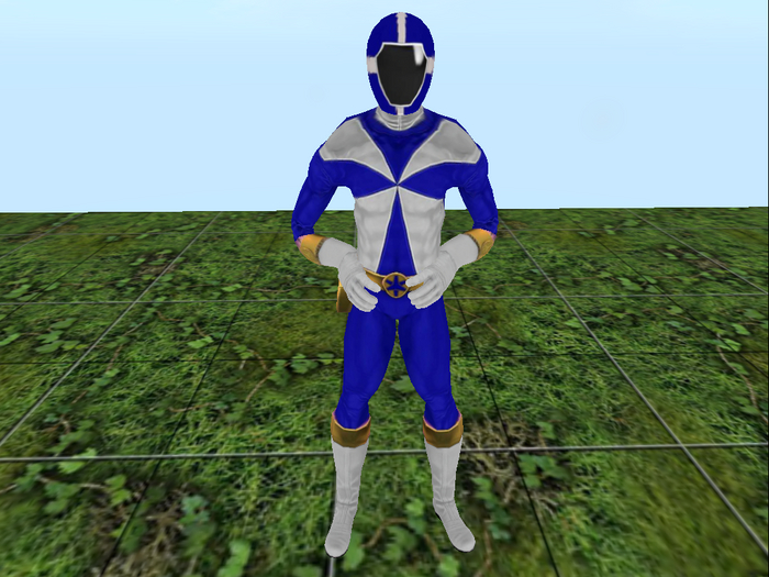 Second Life Marketplace - power rangers lightspeed rescue blue ranger ...