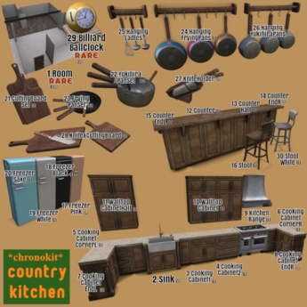 Second Life Marketplace - 2. chronokit CountryKitchen Sink